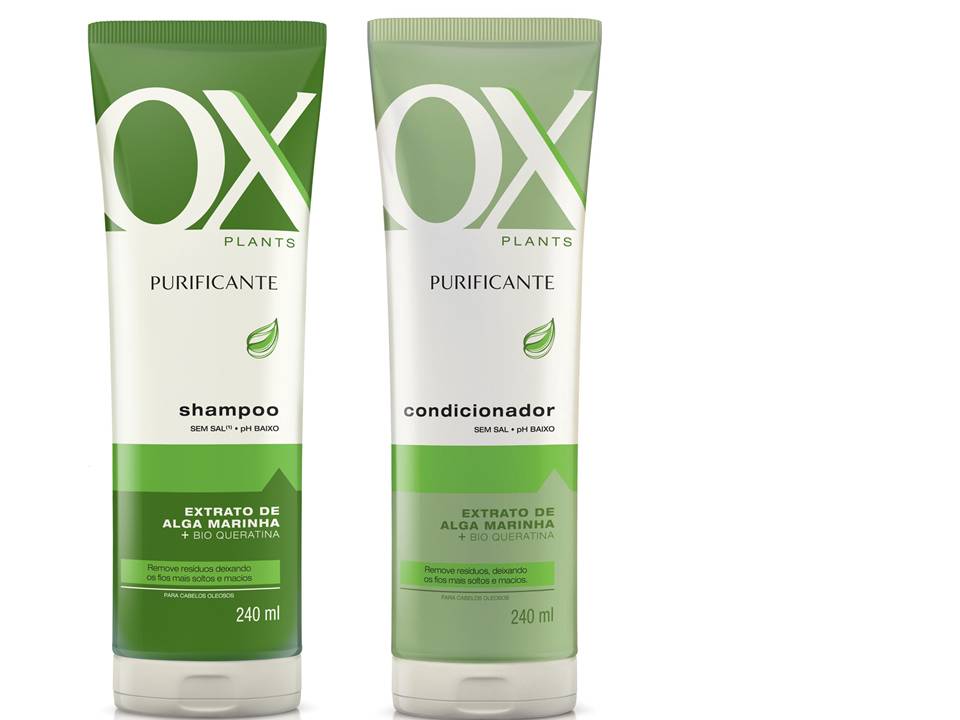 Achados e Detalhes: Fios mais soltos e macios com OX Plants Purificante