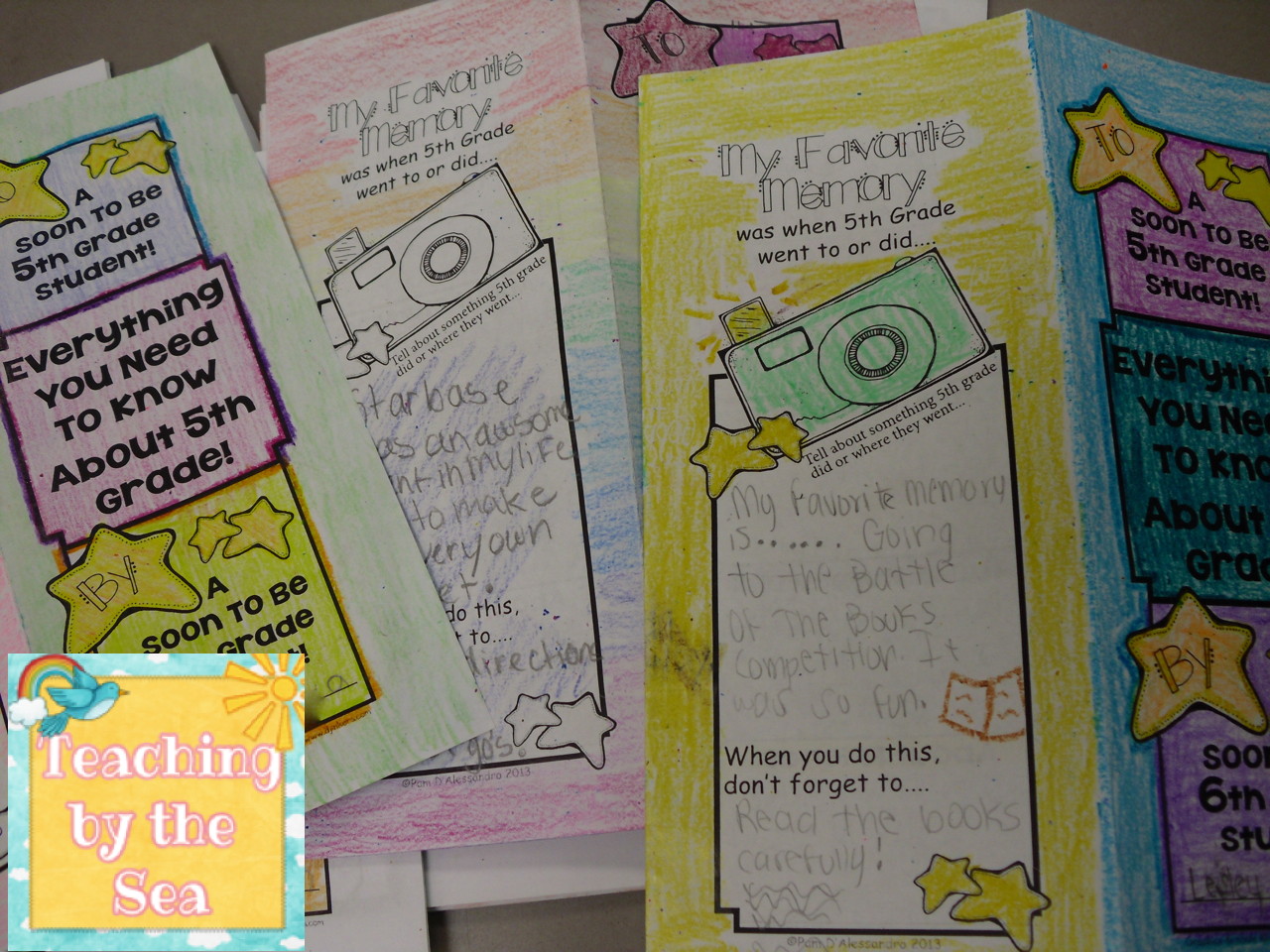 Teaching By the Sea: Time Again For End Of The Year Memory Brochures!