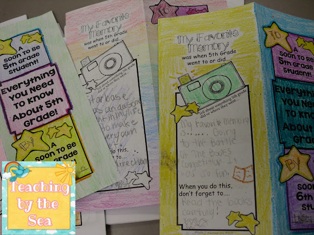 Teaching By the Sea: Time Again For End Of The Year Memory Brochures!