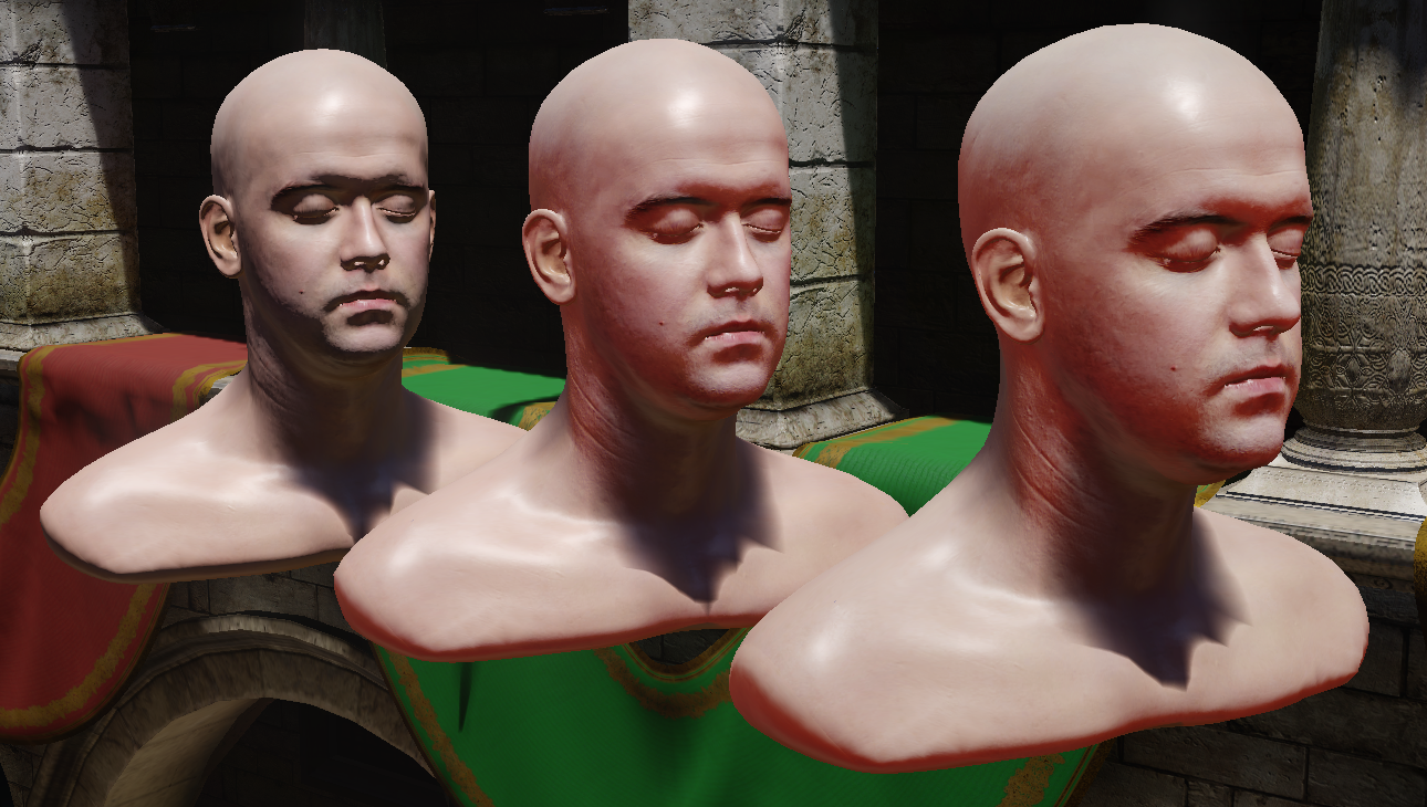 Simon's Tech Blog: Pre-Integrated Skin Shading