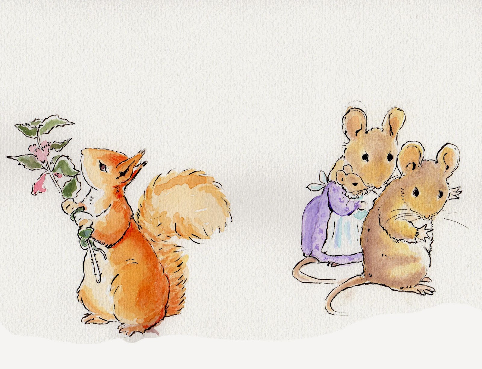 Stephen's site : Watercolor studies of Beatrix Potter