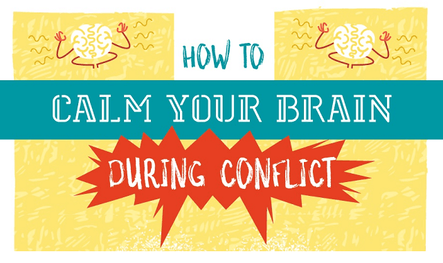 How to Calm Your Brain During Conflict #Infographic - Visualistan