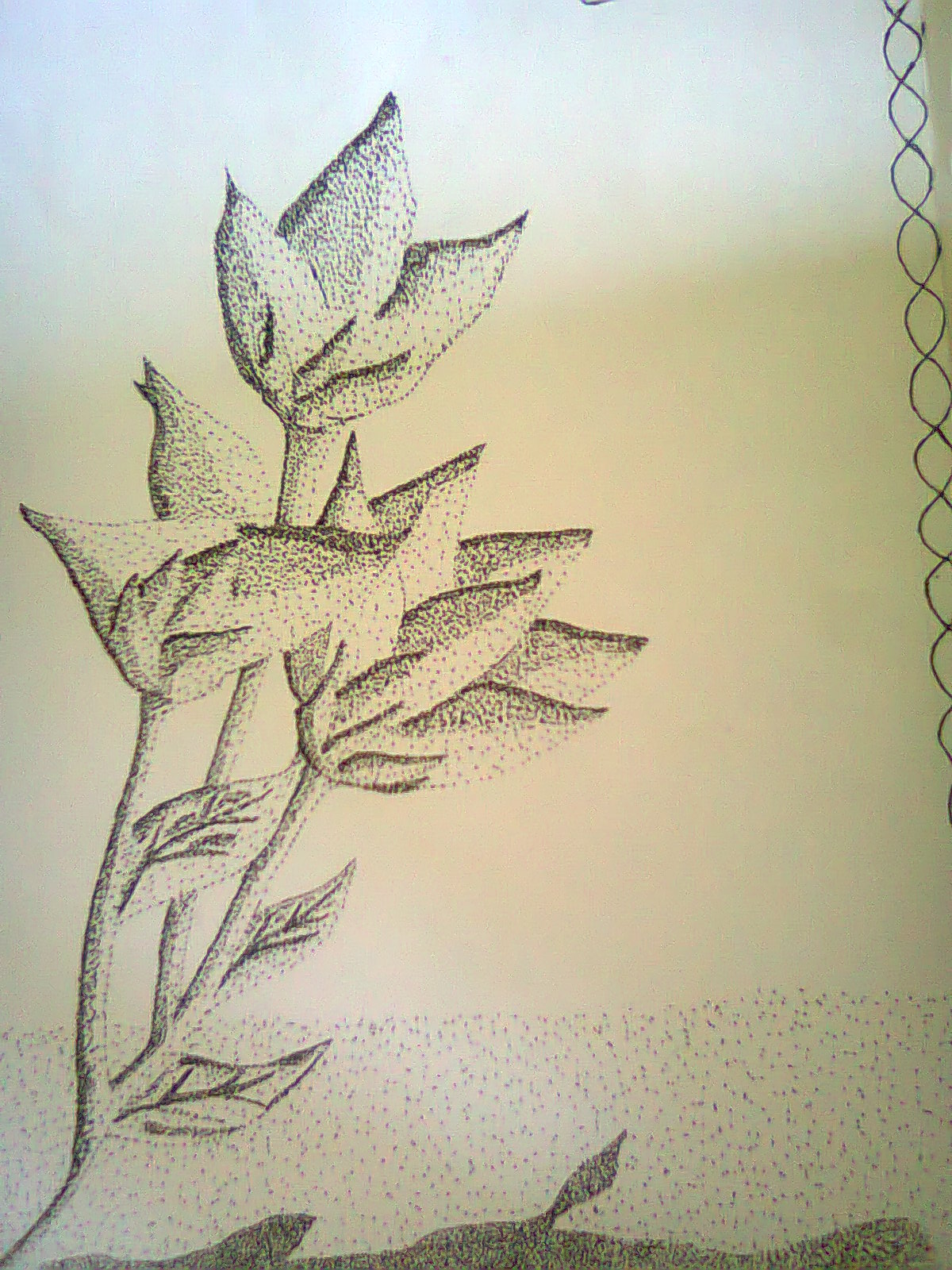 Contoh Lukisan Pointilis - Contoh Gambar Lukisan