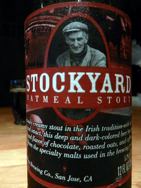 Stevens Creek Swigs- FEAR NO BEER: STOCKYARD OATMEAL STOUT