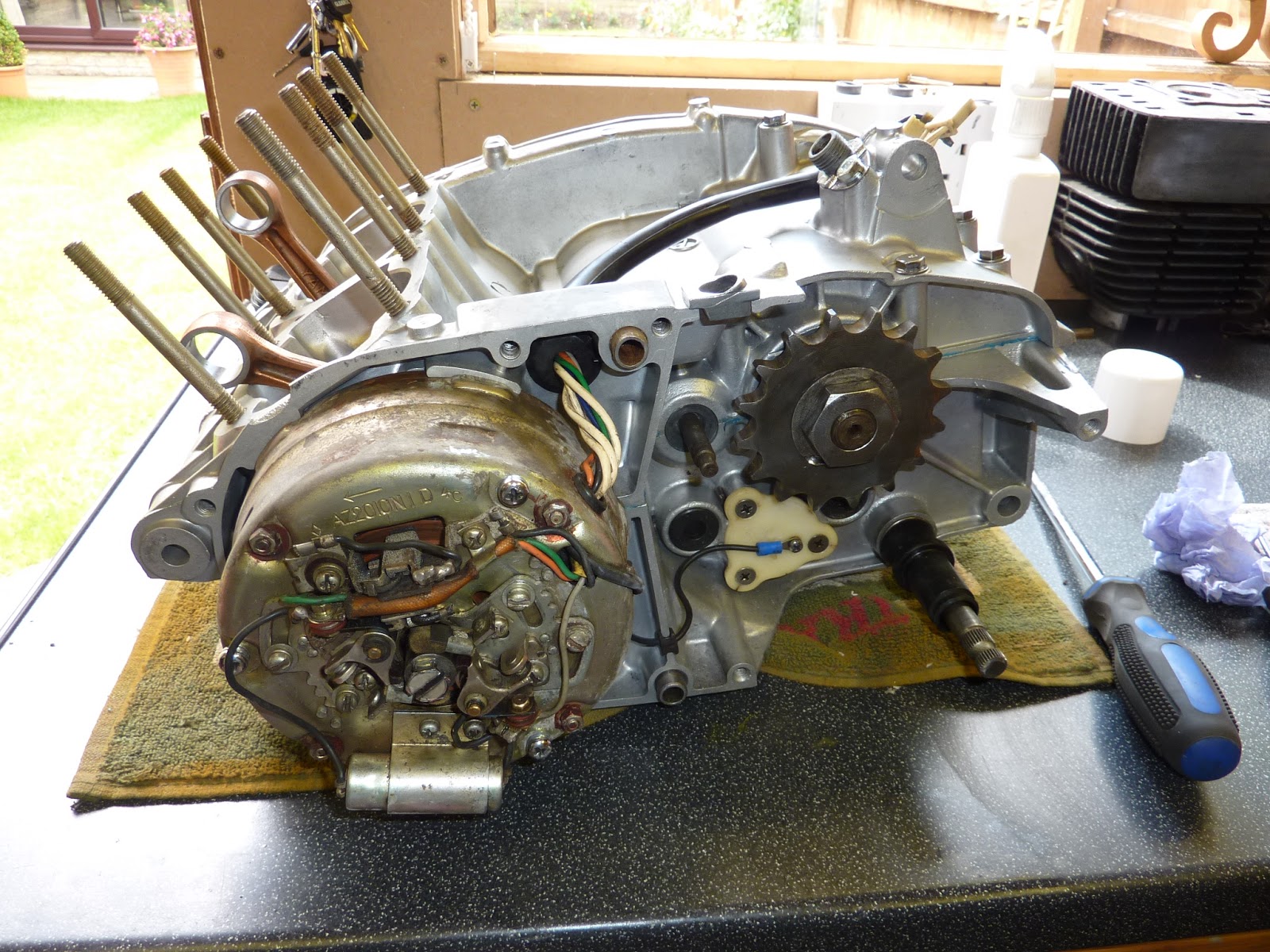 MGM Bikes : Yamaha RD250A Engine