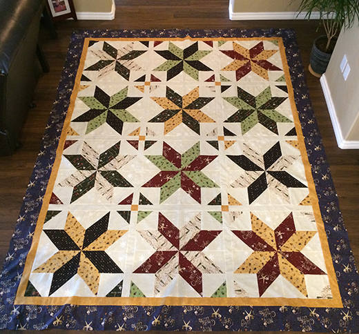 Large Star Quilt Pattern