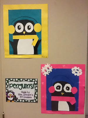 Mrs. Johnson's Little Prowlers: Winter Art Projects {Penguins & Reindeer}