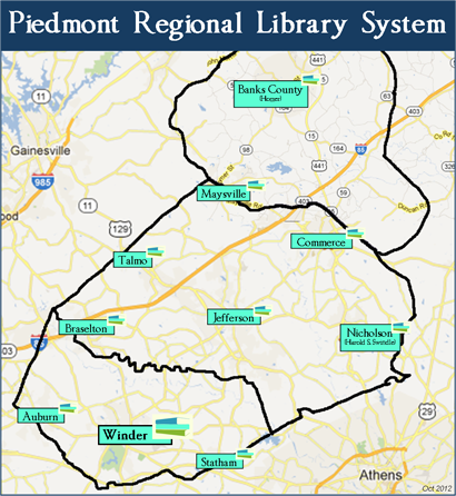 Georgia Library Association News: Piedmont Regional Library System in ...
