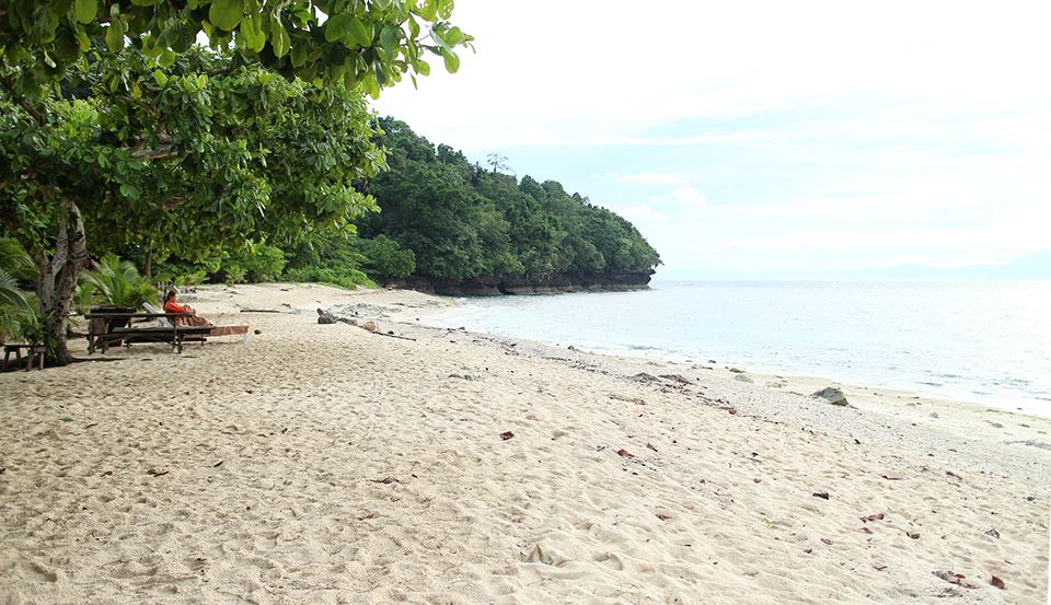 The beaches of Davao