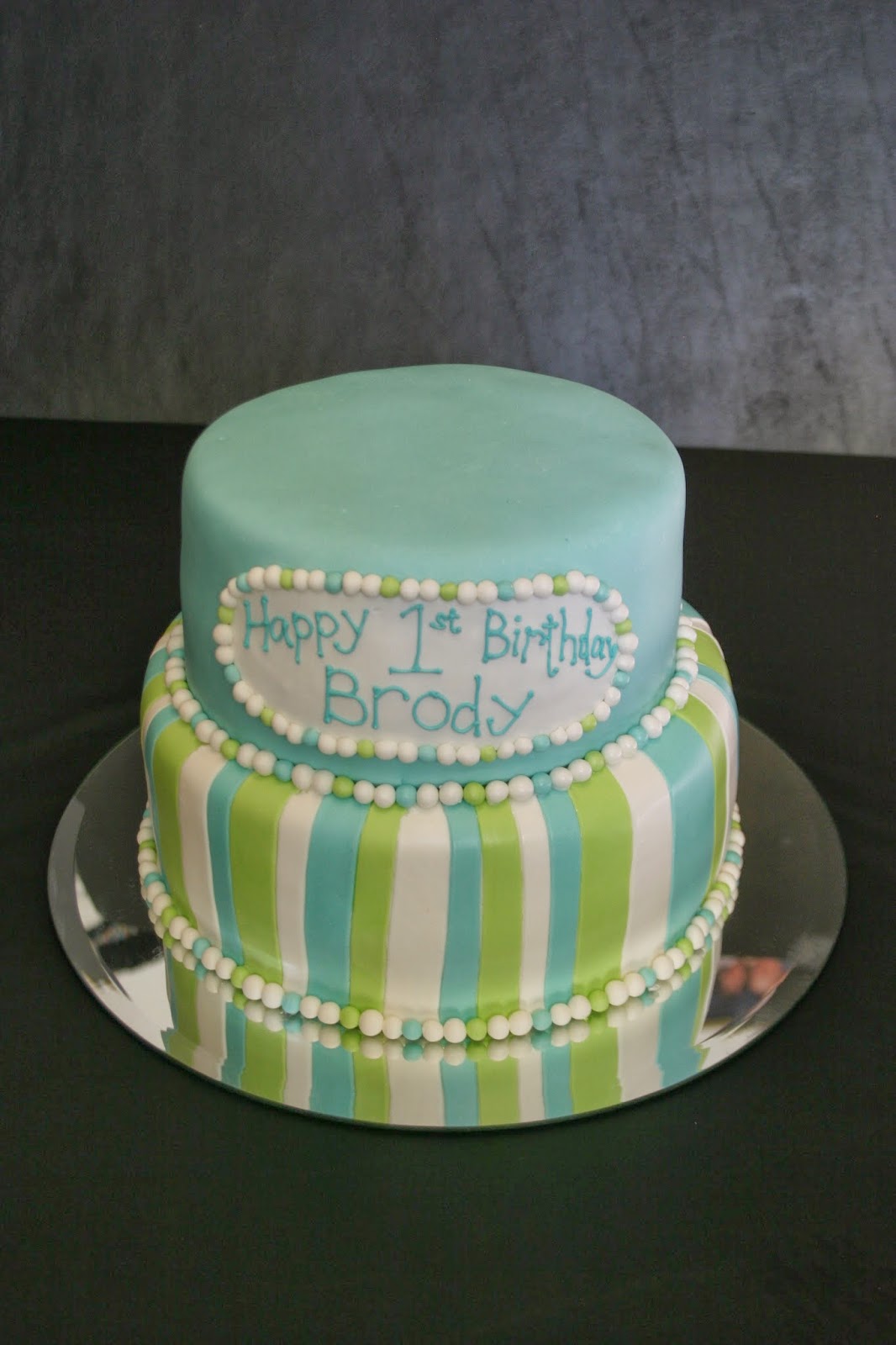 All Tiered Up: Brody's Birthday Cake
