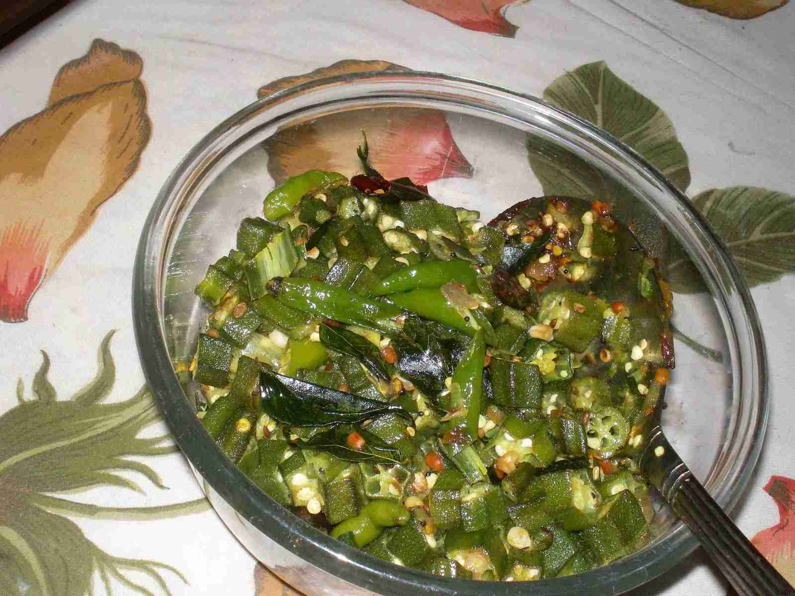 Foodie Delights Bangalore - Life n Spice: Vendakka Mezhukkupuratti