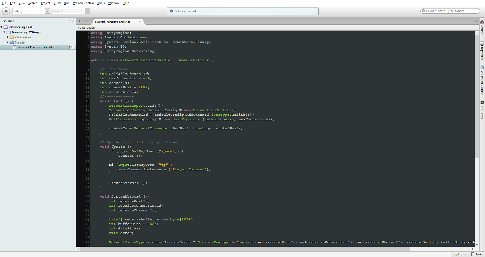 Alaric's Final Year Project on Games Design: Sending Messages using ...