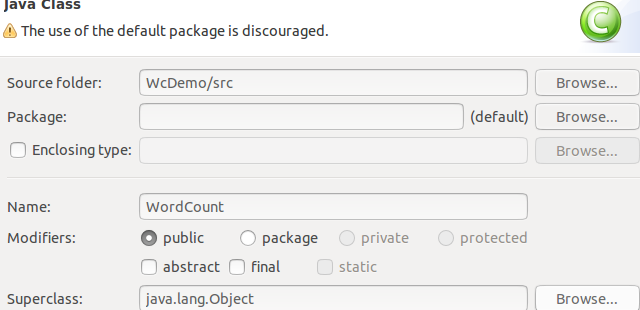 Hadoop Quiz: How to Run Word Count program in Eclipse with screenshot