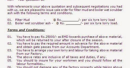 Scrap Sales Letter Format