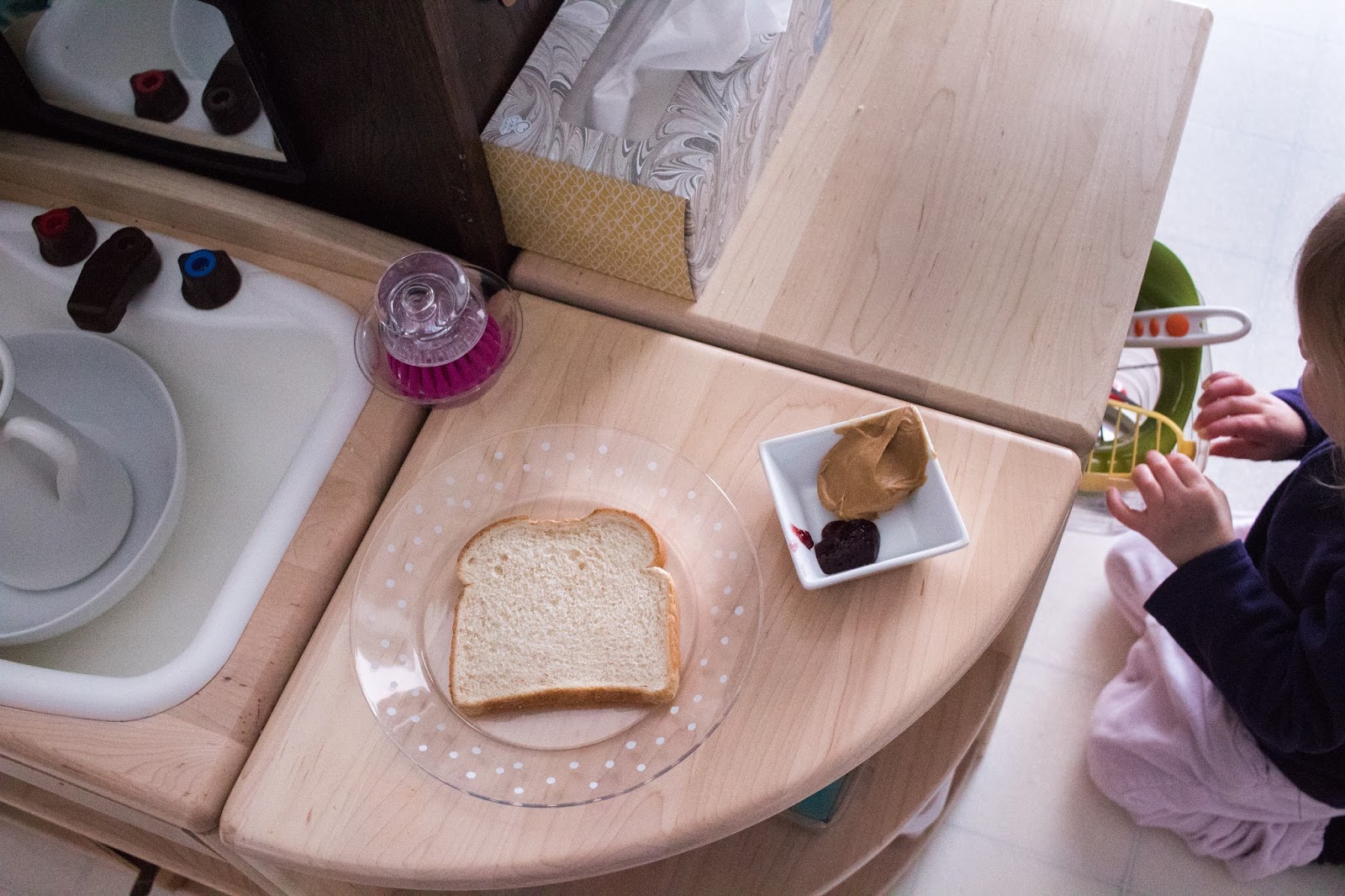 Practical Life for Toddlers -- Making a Sandwich