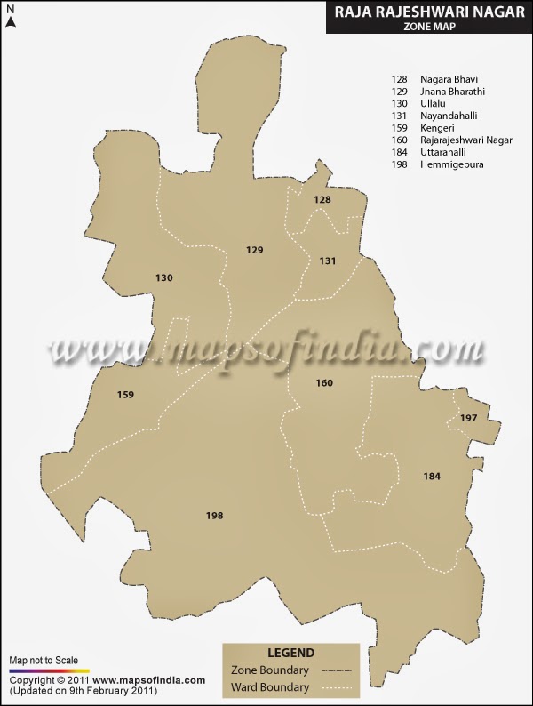 BBMP - 2015 : Bangalore Zones