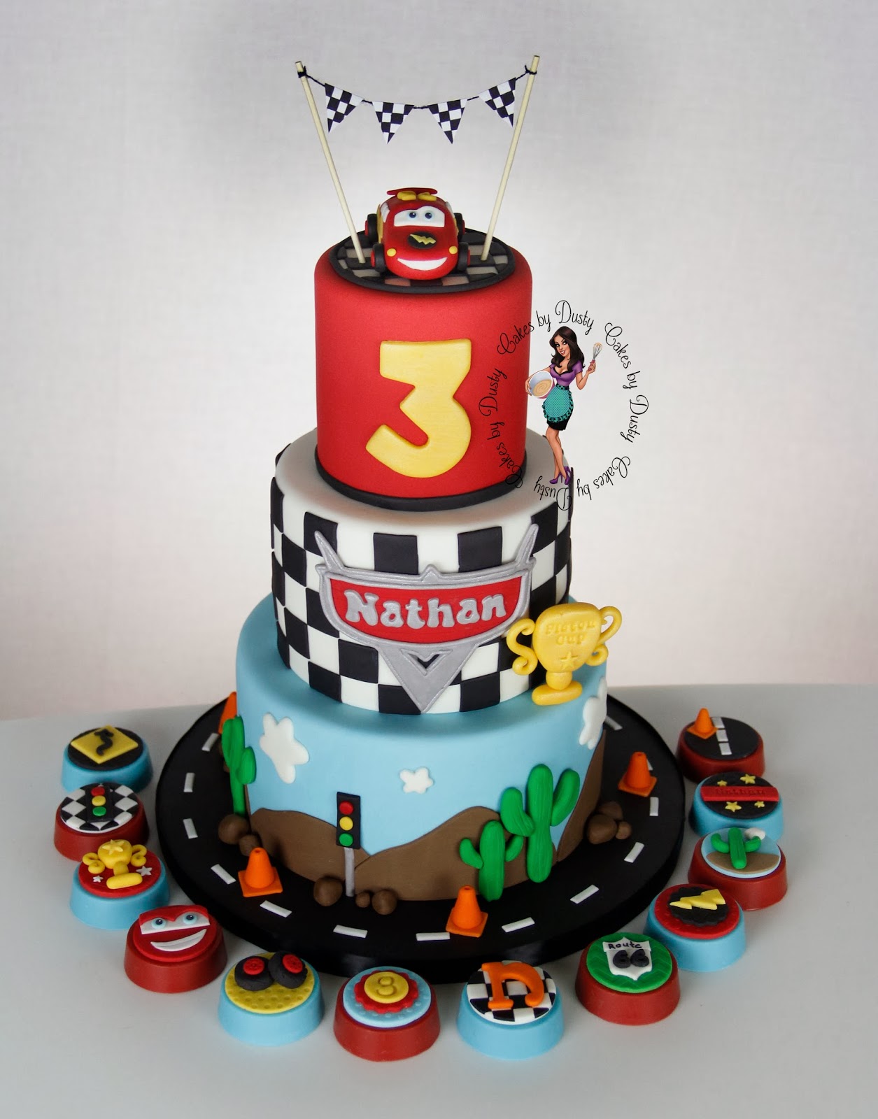 Cakes by Dusty: Nathan is 3