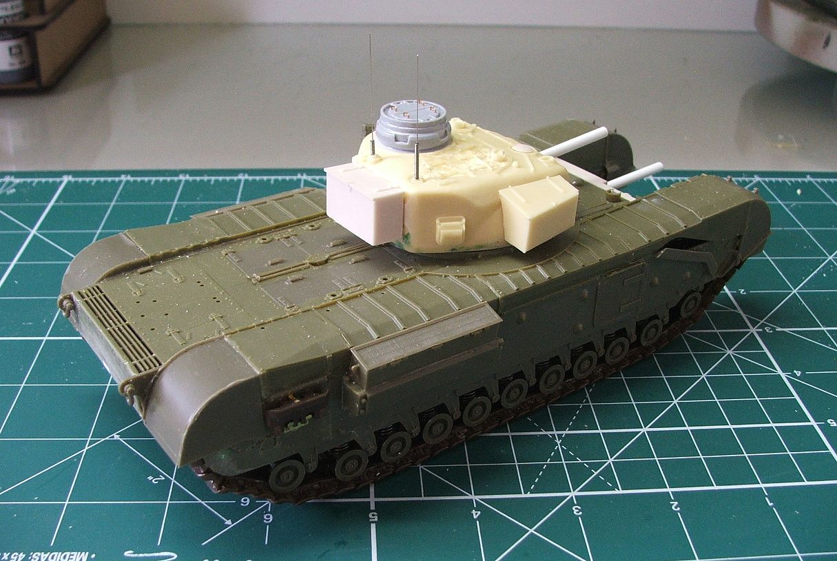 Panzerserra Bunker- Military Scale Models in 1/35 scale: Churchill Mk ...