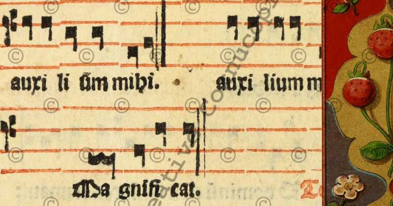 Anne's Creative Cornucopia: "Medieval Sheet Music" - Postcard