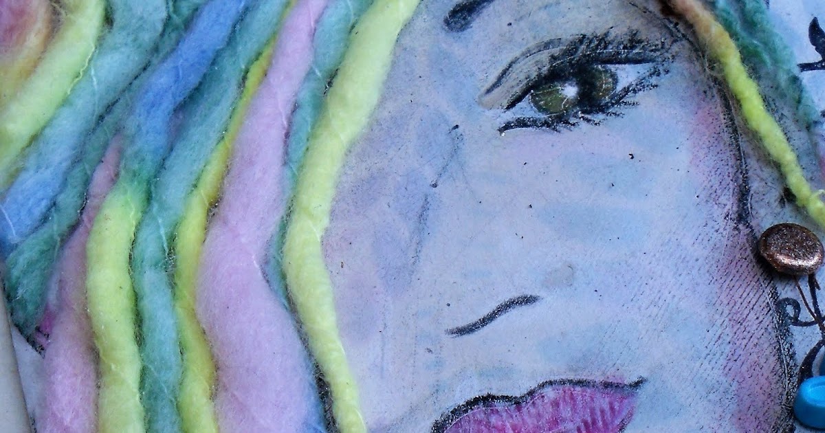 A Splash of Colour: Wacky faces...