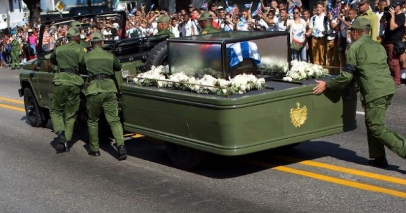 American News Broadcasting: Jeep Carrying Castro’s Ashes Breaks Down ...