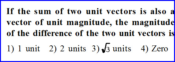 Vectors Problems and Solutions Four | IIT JEE and NEET Physics