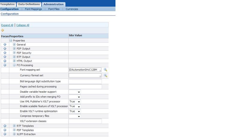 ORACLE TECH CENTER: BARCODE IN XML PUBLISHER REPORTS ORACLE R12