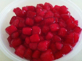 Sandy.Creation.Corner: Bubur Cacar+Red Ruby~摩摩喳喳+红宝石