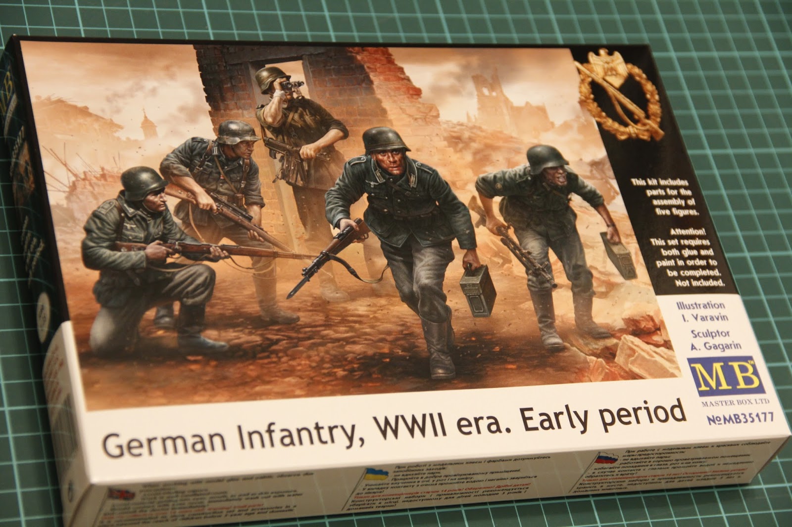 Master Box 1/35 German Infantry WWII Era, Early Period (MB35177 ...