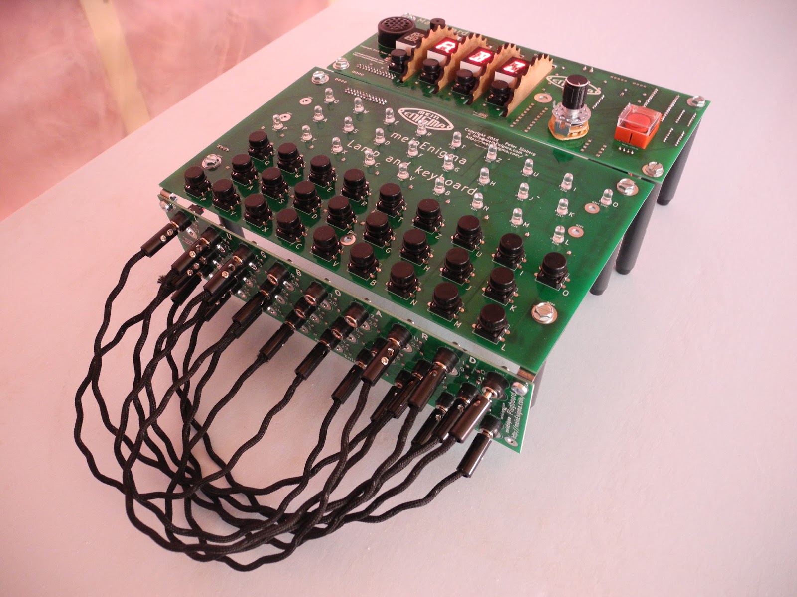 Jeff Tranter's Blog: The MeinEnigma Enigma Machine Kit - Operation