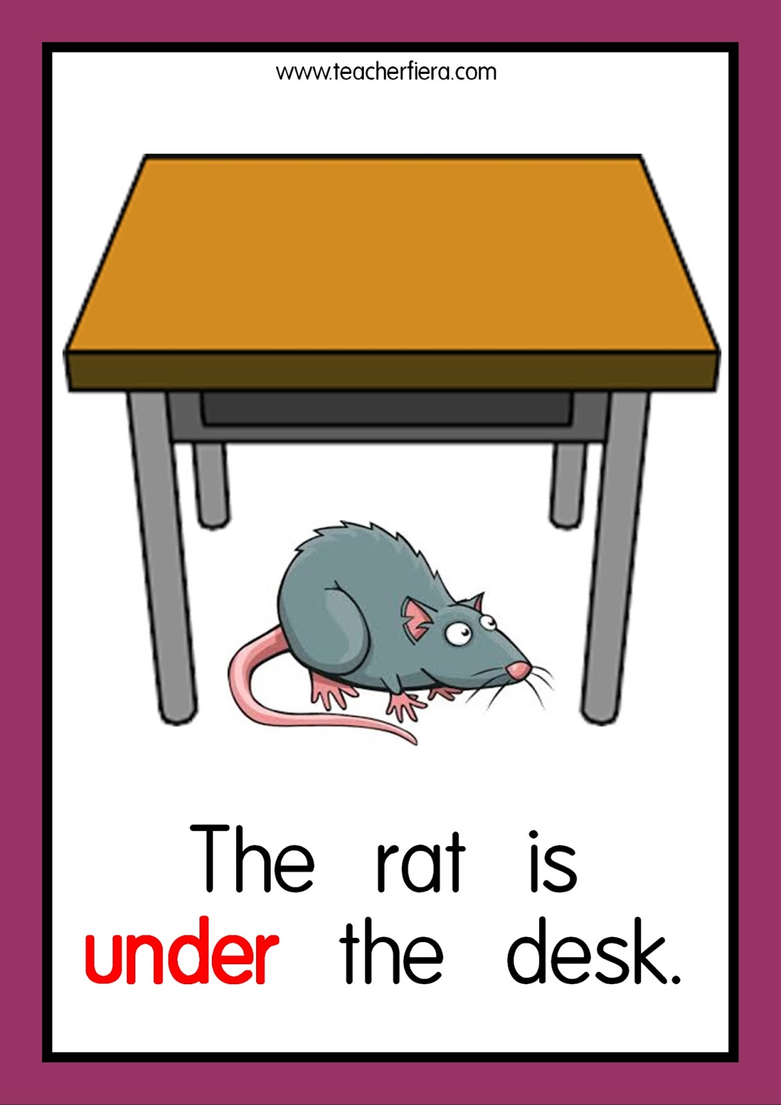 teacherfiera.com: PREPOSITIONS (IN, ON, UNDER)