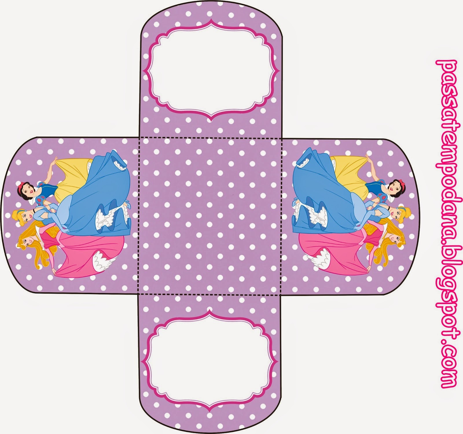 Disney Princess Birthday: Free Printable Boxes. - Oh My Fiesta! in english