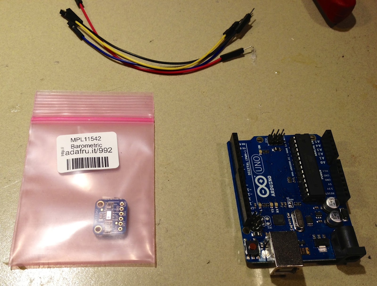 Planetarygear Building And Interfacing An Arduino Barometer Sensor
