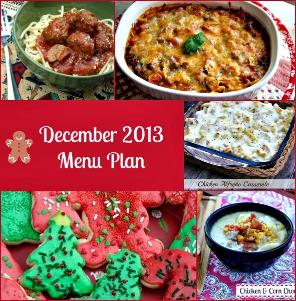 December Menu - Menu Plan Monthly — Mommy's Kitchen