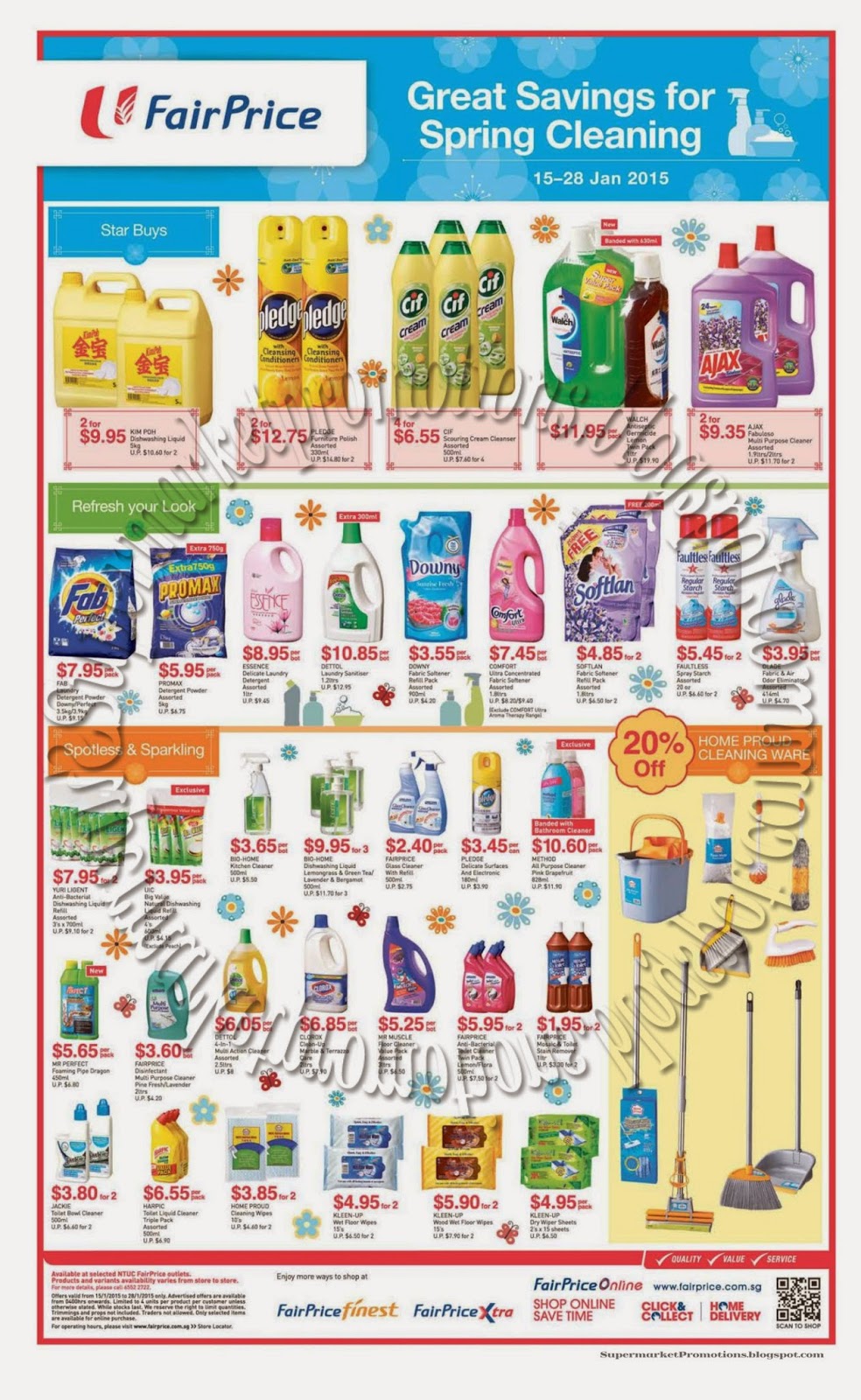 NTUC FairPrice Great Savings For Spring Cleaning 15 - 28 January 2015 ...