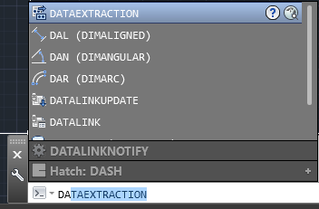 Tips y Consejos Autocad, DATA EXTRACTION
