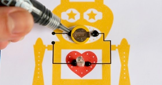 Domestic Sluttery: Bare Conductive's DIY Light-up Card Kit