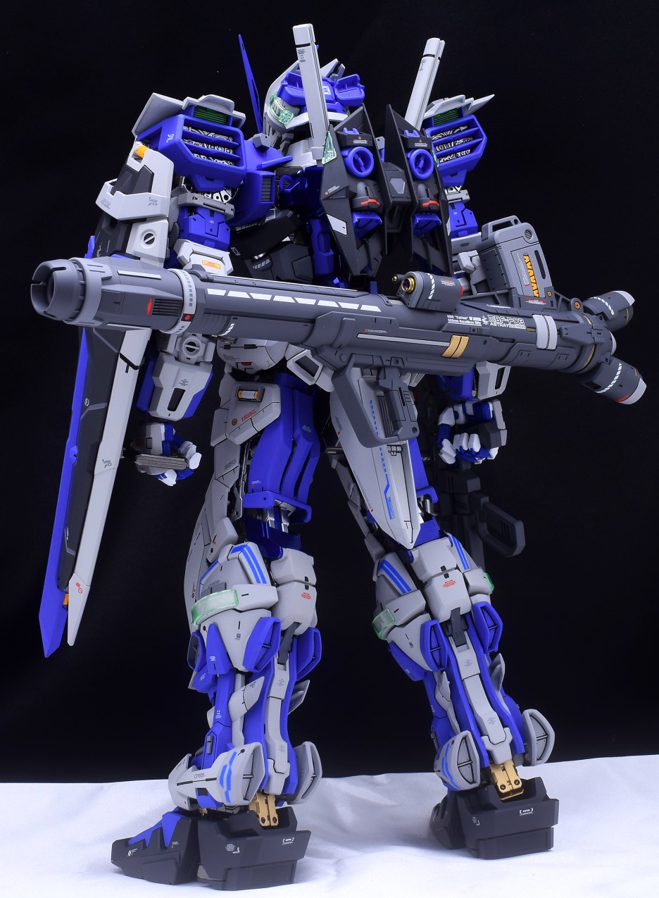 Custom Build: PG 1/60 Gundam Astray Blue Frame [Detailed]