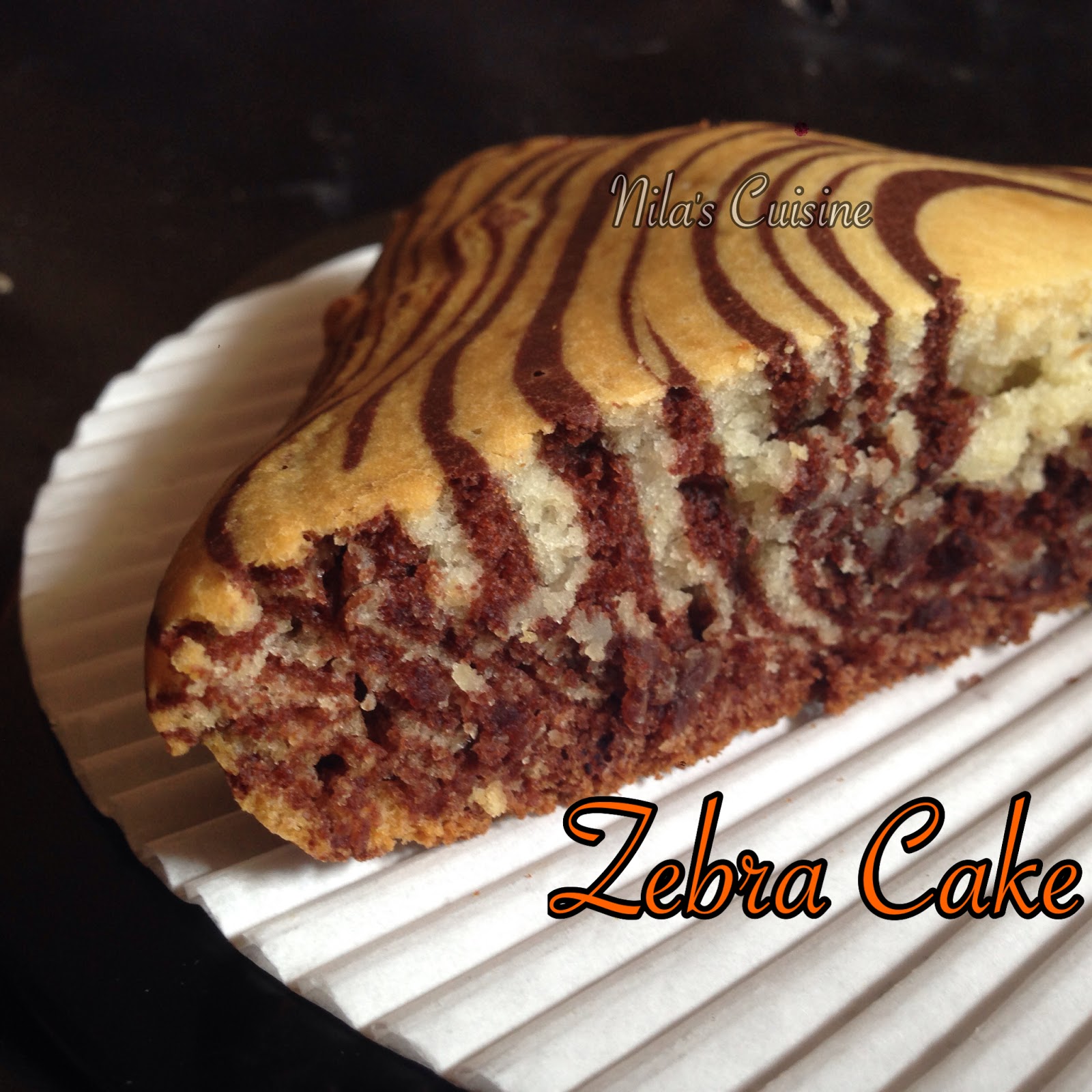 Nila's Cuisine: Zebra Cake