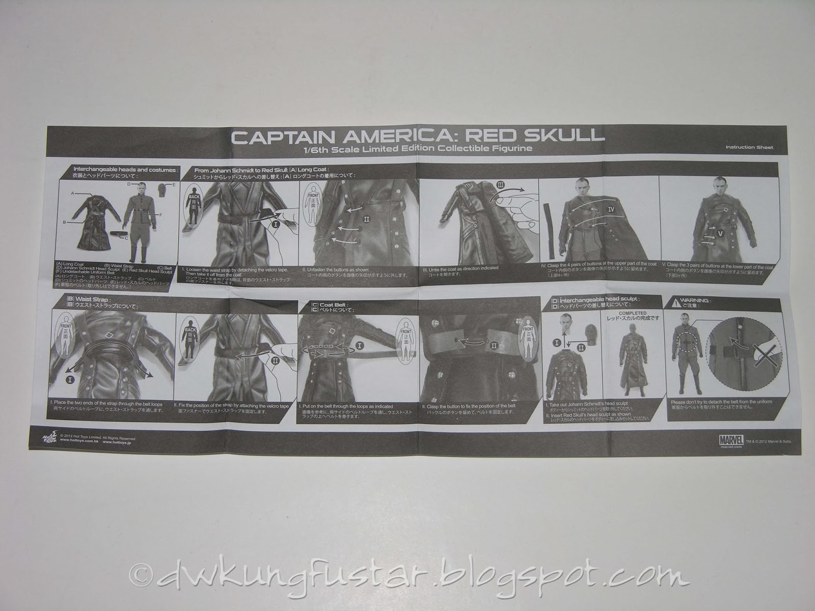 The Fire Rises as The Force Awakens: Hot Toys - Red Skull - Un-Boxing ...