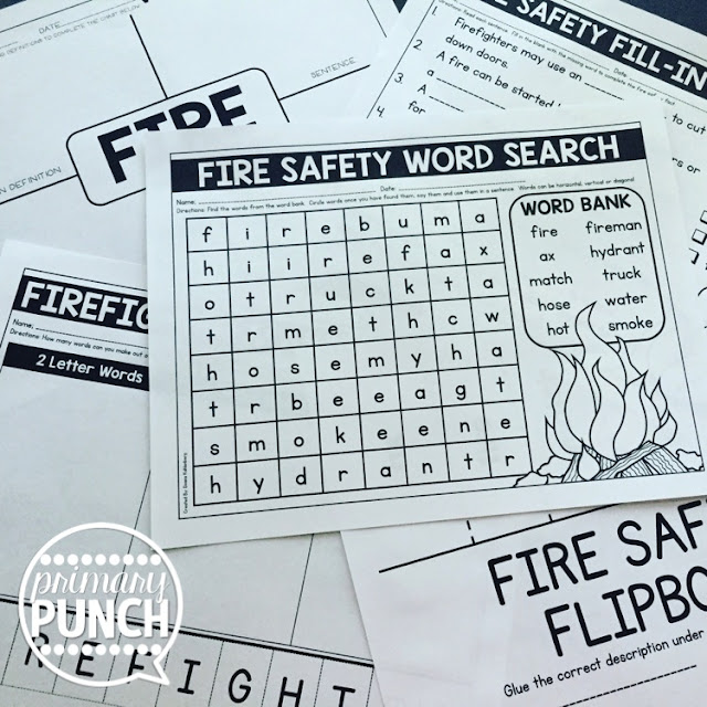 Fire Safety Freebie | Primary Punch
