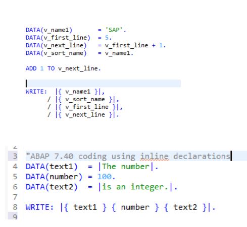 Online Classes SAP ERP ABAP Data