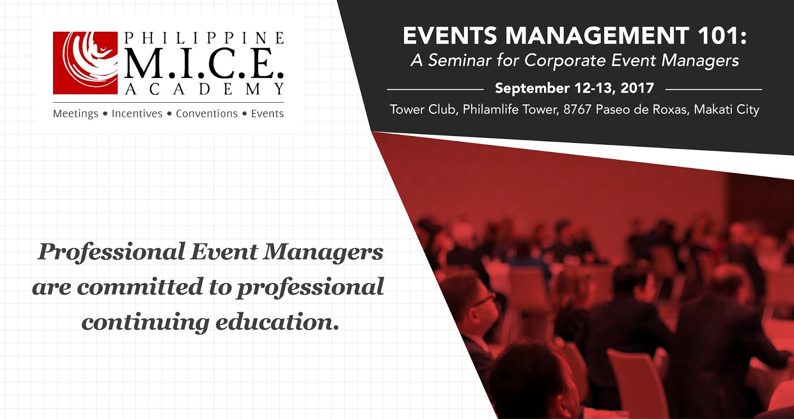 Event Management Seminar For Corporate Event Managers Event Management Seminar For Corporate Event Managers