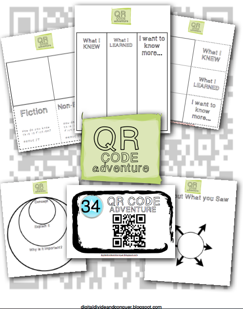 Fourth Grade Flipper: Tried It Tuesday (QR Code Adventure)!!