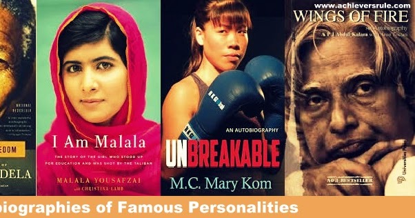 List of Autobiographies of Famous Personalities