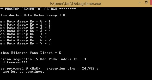 tes: Algoritma Searching