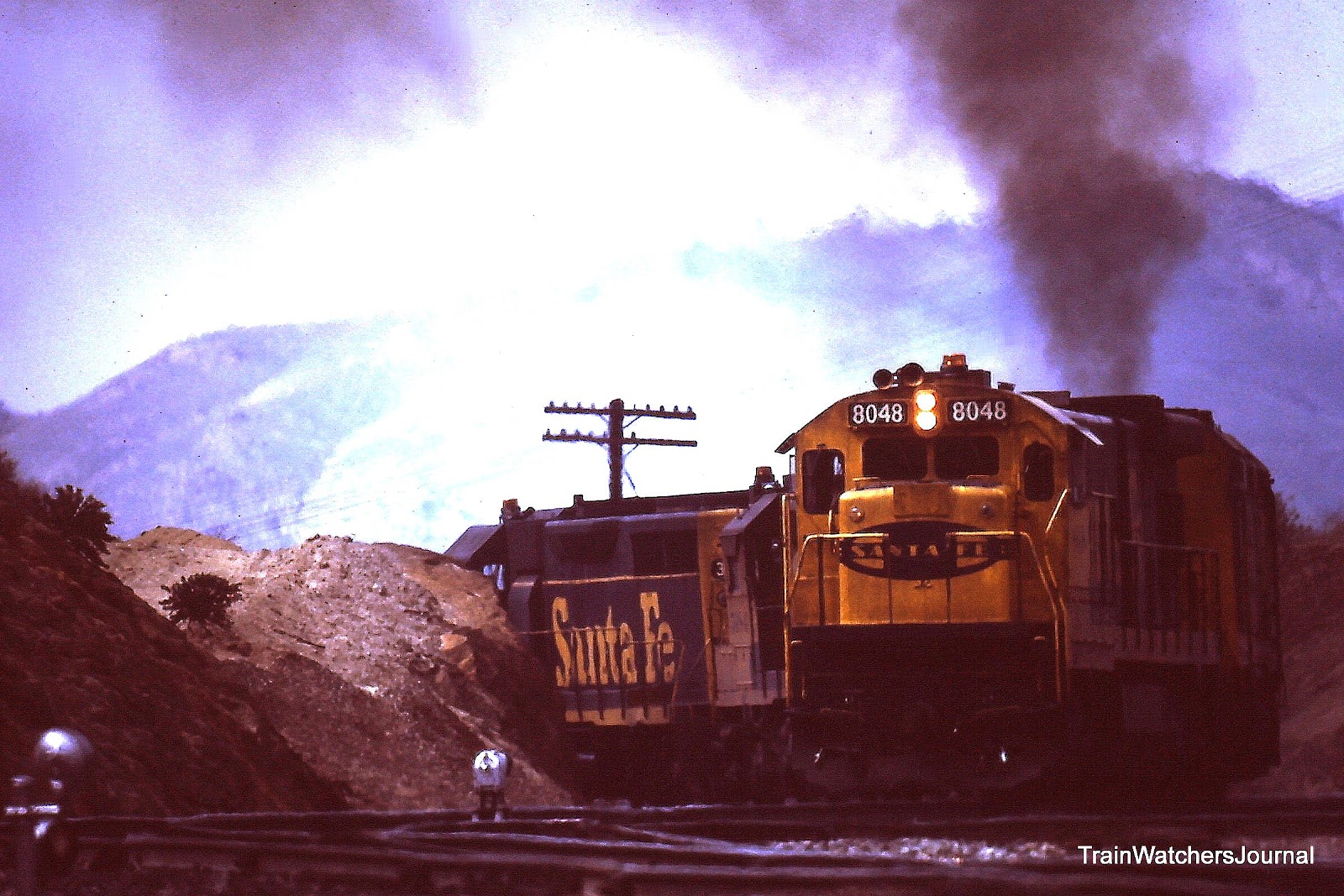 TrainWatchersJournal: Santa Fe on Tehachapi - Circa 1980 - Part 1