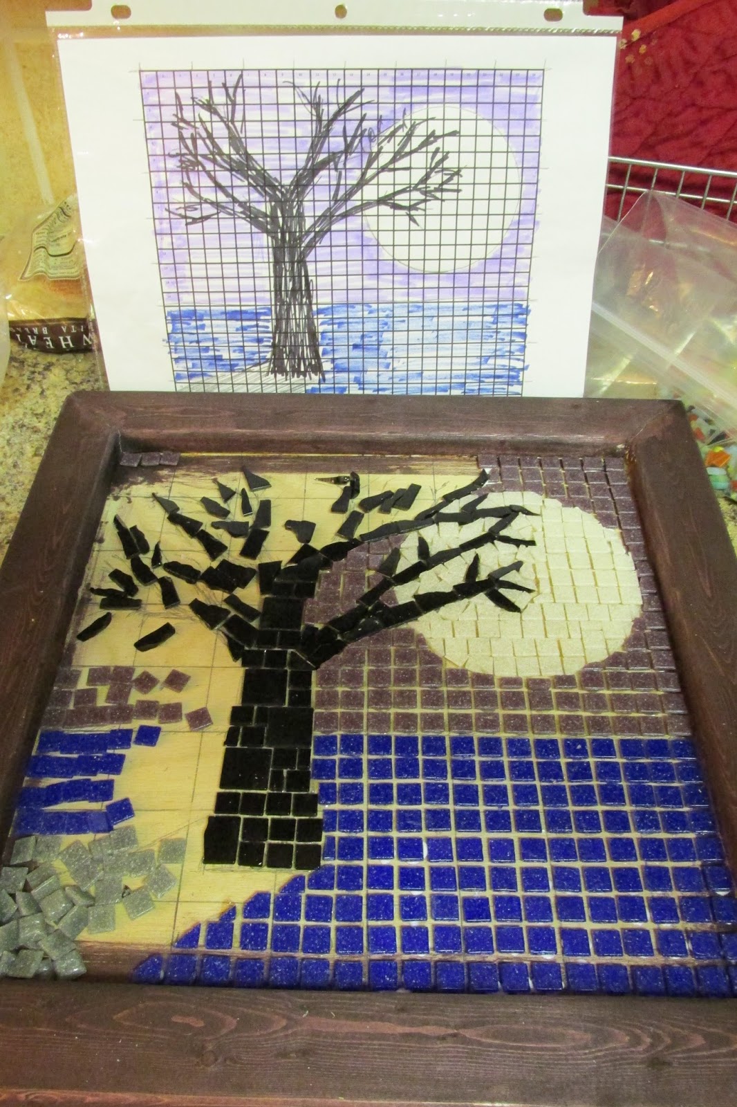 Jack Mast Mosaics: Moon Tree