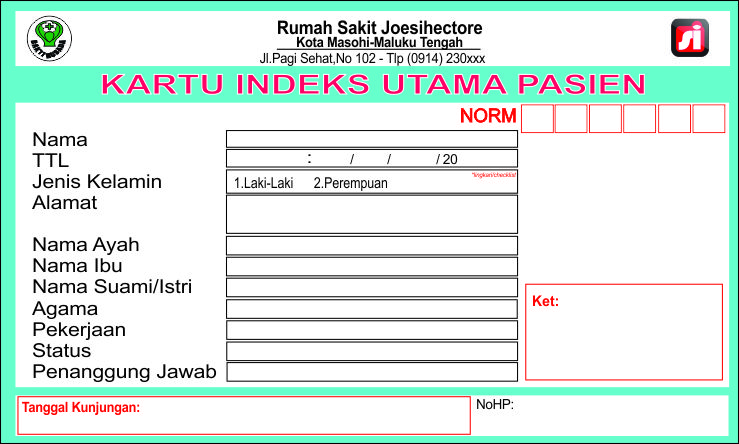 KARTU INDEKS UTAMA PASIEN