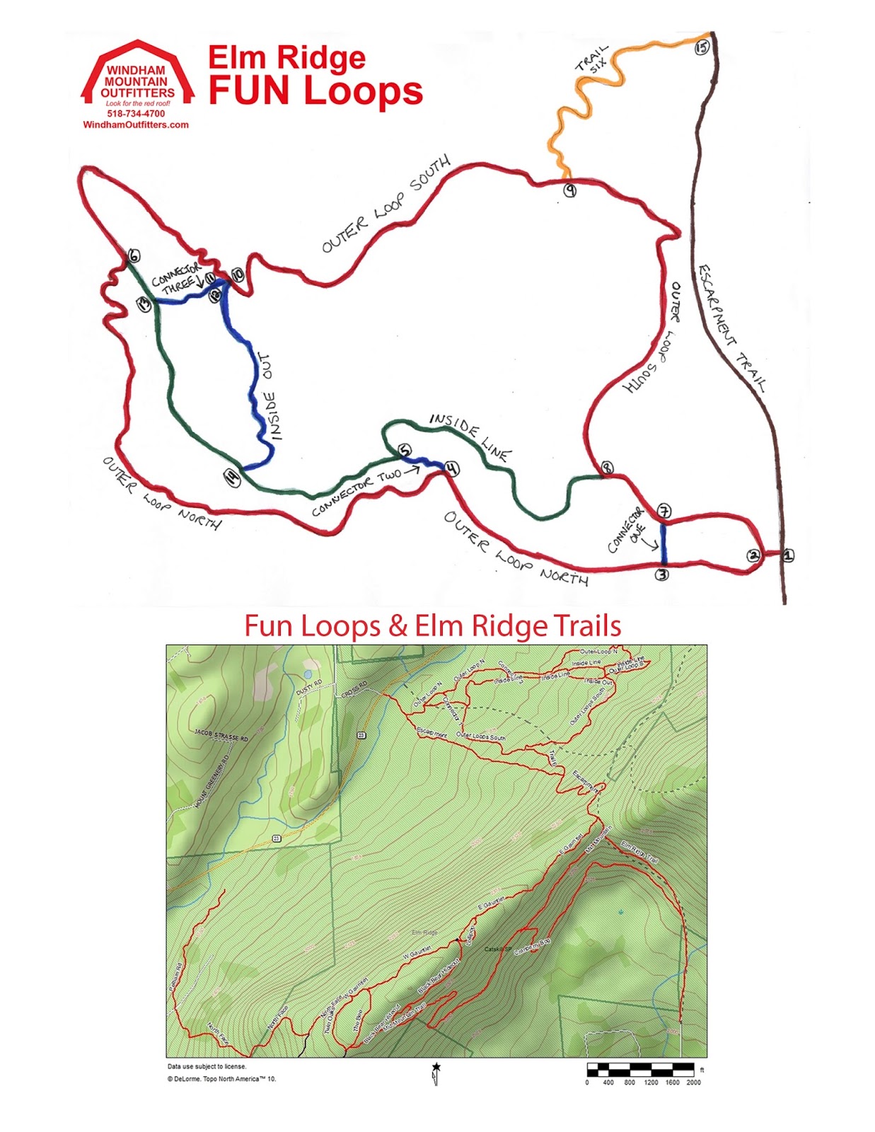 Windham Escape: Bike/Ski/Hiking Rentals